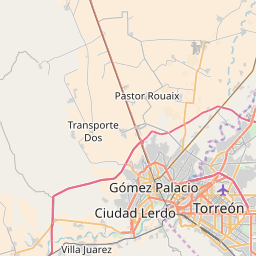 Mapa de Matamoros, Coahuila