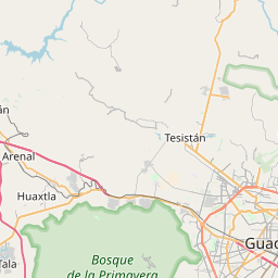 Mapa de Zapopan, Jalisco