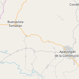 Mapa de Apatzingán, Michoacán