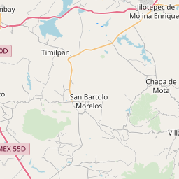 Mapa de Jilotepec, Estado de México