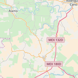 Mapa de Álamo Temapache, Veracruz