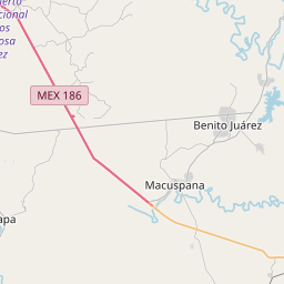 Mapa de Nacajuca, Tabasco