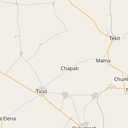 Mapa de Peto, Yucatán