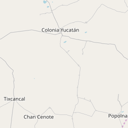 Mapa de Chemax, Yucatán