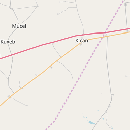 Mapa de Chemax, Yucatán