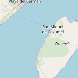 Mapa de Solidaridad, Quintana Roo