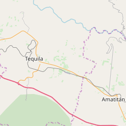 Mapa de Teuchitlán, Jalisco