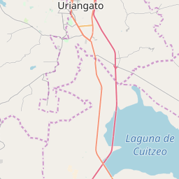Mapa de Uriangato, Guanajuato