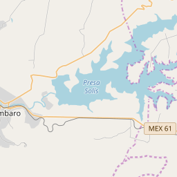 Mapa de Contepec, Michoacán