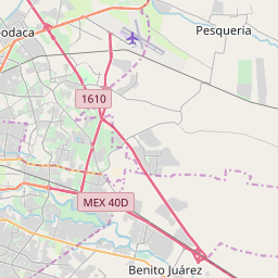 Mapa de Apodaca, Nuevo León