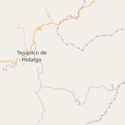 Mapa de Temascaltepec, Estado de México