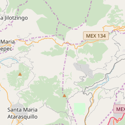 Mapa de la delegación Tlalpan, Distrito Federal