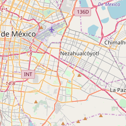 Mapa de Texcoco, Estado de México