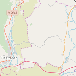 Mapa de Yautepec, Morelos