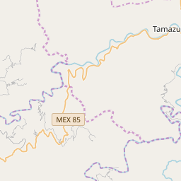 Mapa de Tamazunchale, San Luis Potosí