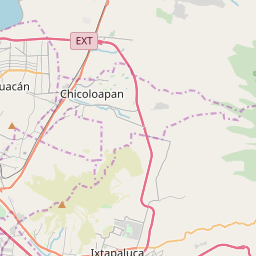 Mapa de Texcoco, Estado de México