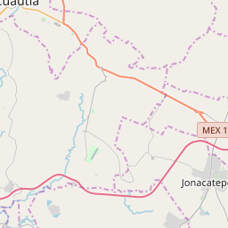 Mapa de Yautepec, Morelos