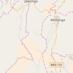 Mapa de Teziutlán, Puebla