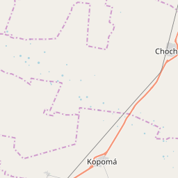 Mapa de Chocholá, Yucatán