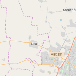 Mapa de Baca, Yucatán