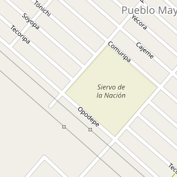 Calles de Pueblo Mayo, Navojoa, Sonora