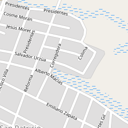 Calles de San Patricio (Melaque), Cihuatlán, Jalisco