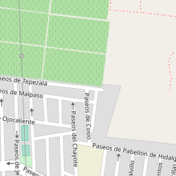 Calles de Paseos de Aguascalientes, Jesús María, Aguascalientes