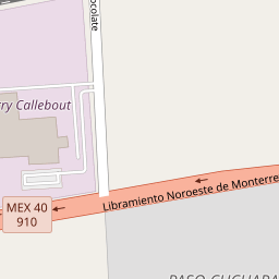 Mapa de General Escobedo, Nuevo León