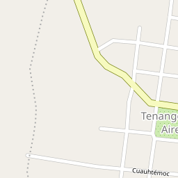 Calles de Tenango del Aire, Estado de México