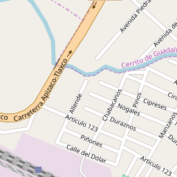 Mapa de Apizaco, Tlaxcala