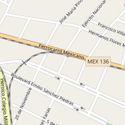 Mapa de Apizaco, Tlaxcala