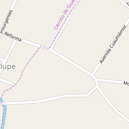 Mapa de Apizaco, Tlaxcala