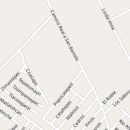 Mapa de Apizaco, Tlaxcala