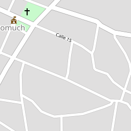 Calles de Pomuch, Hecelchakán, Campeche