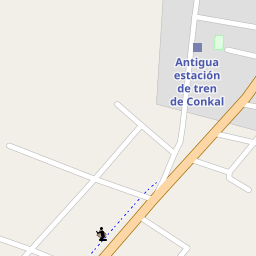 Calles de Conkal, Yucatán