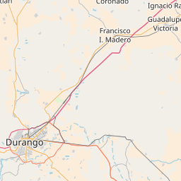 Mapa de Sombrerete, Zacatecas