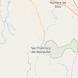 Mapa de Sombrerete, Zacatecas