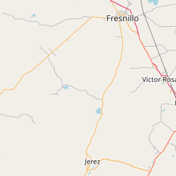Mapa de Sombrerete, Zacatecas