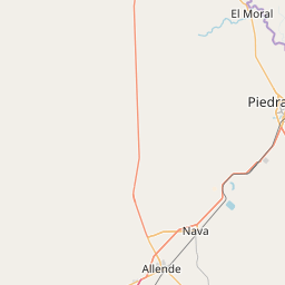 Mapa de Jiménez, Coahuila