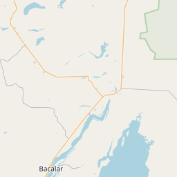 Mapa de Bacalar, Quintana Roo